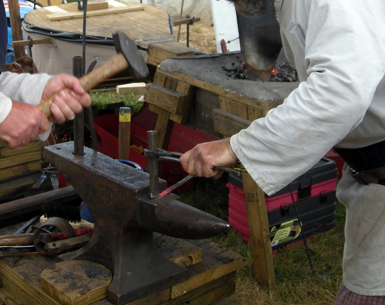 Maker Faire | Blacksmithing: a demonstration in forging techniques and ...