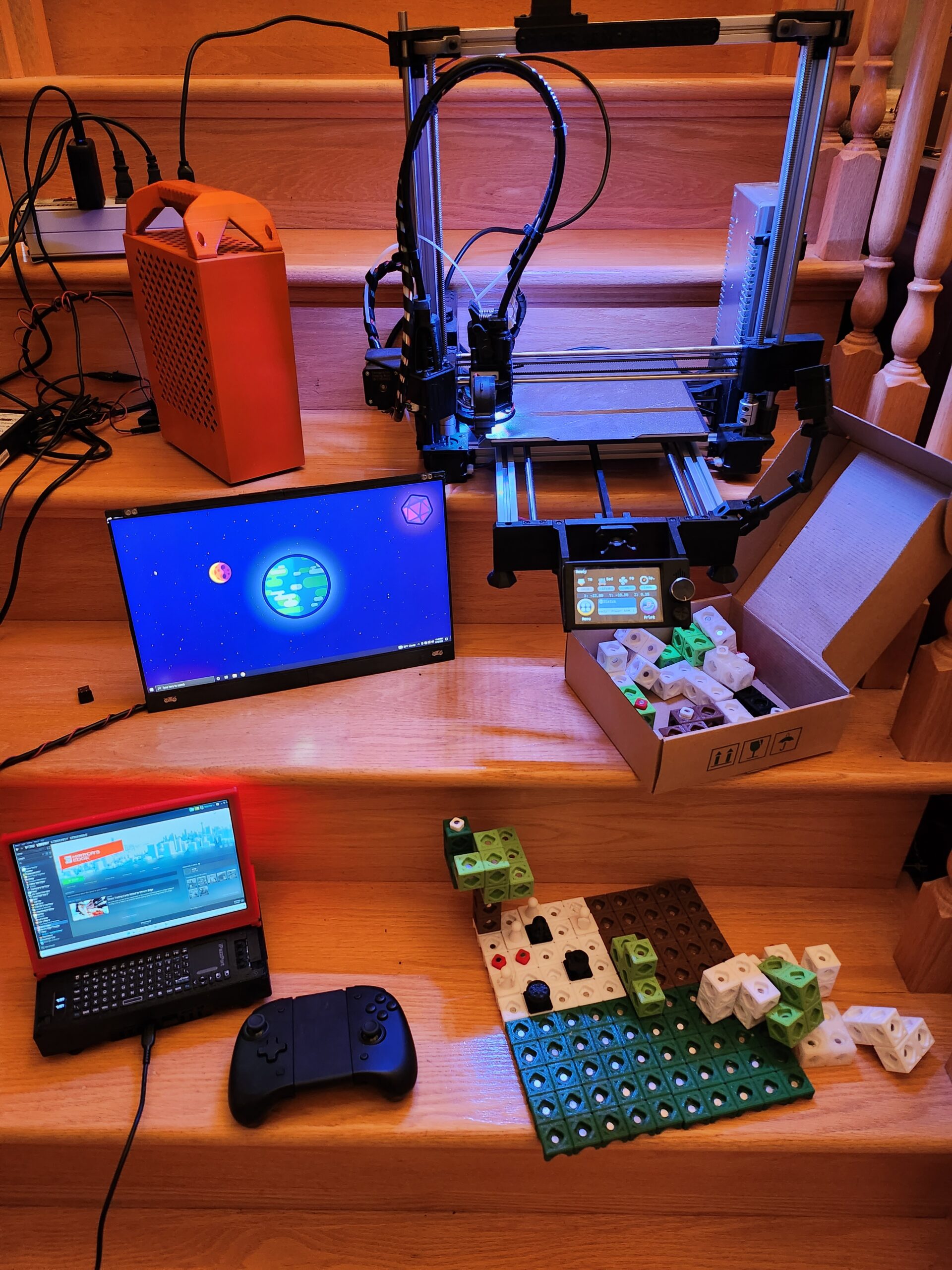 Maker Faire | DIY Cyberdecks, Magnetic Board Game, and 3D Printer ...