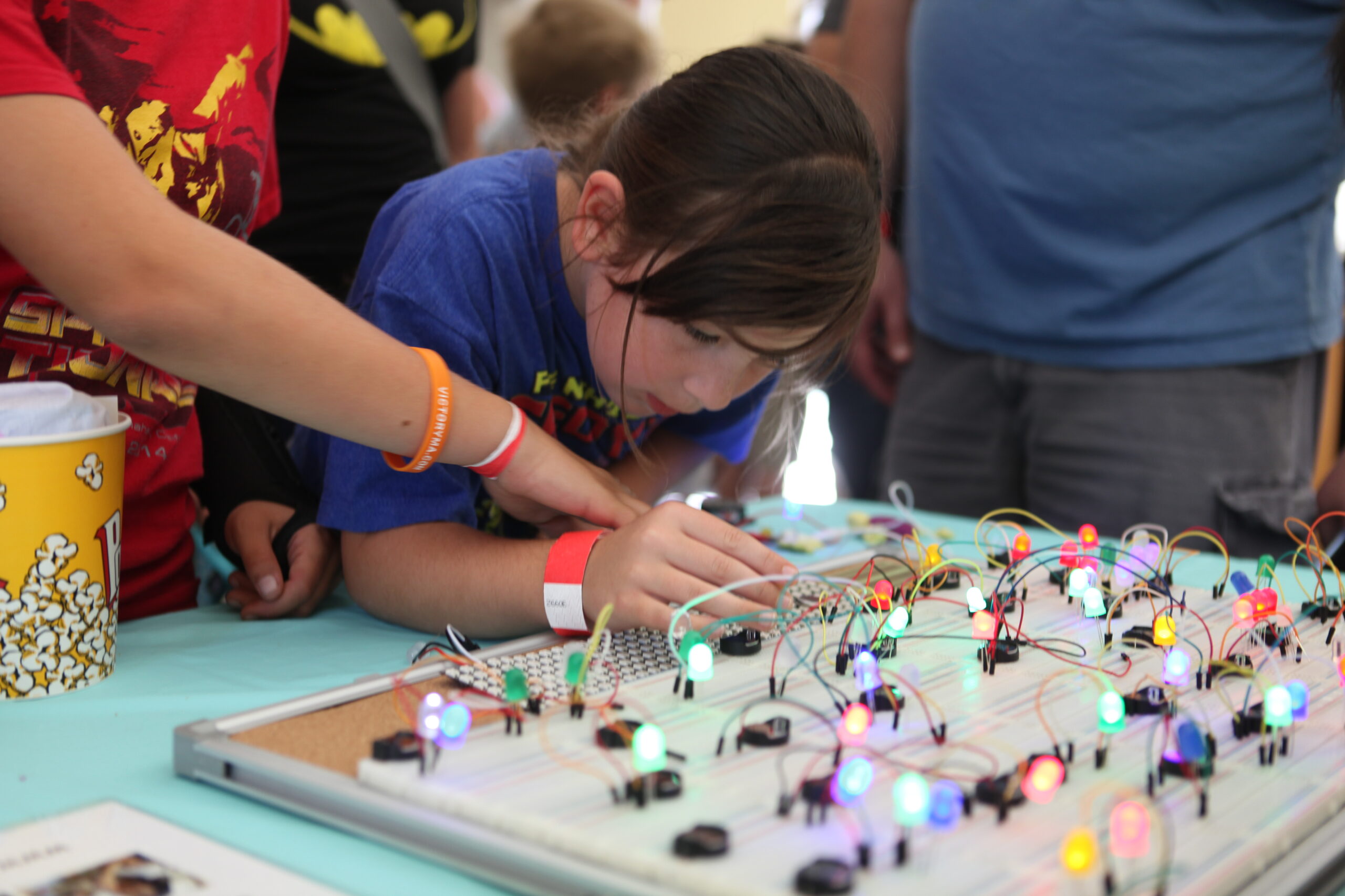 Maker Faire | GIANT Interactive Breadboard - Maker Faire