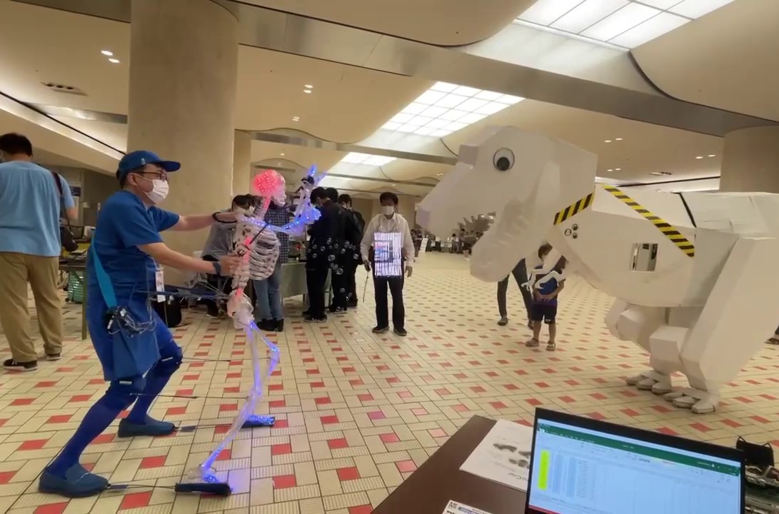 Maker Faire | LED Front Skeleton Robot - Maker Faire
