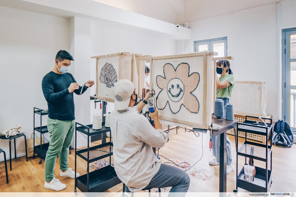 Maker Faire | Tufting Wall and Yarn Crafts - Maker Faire