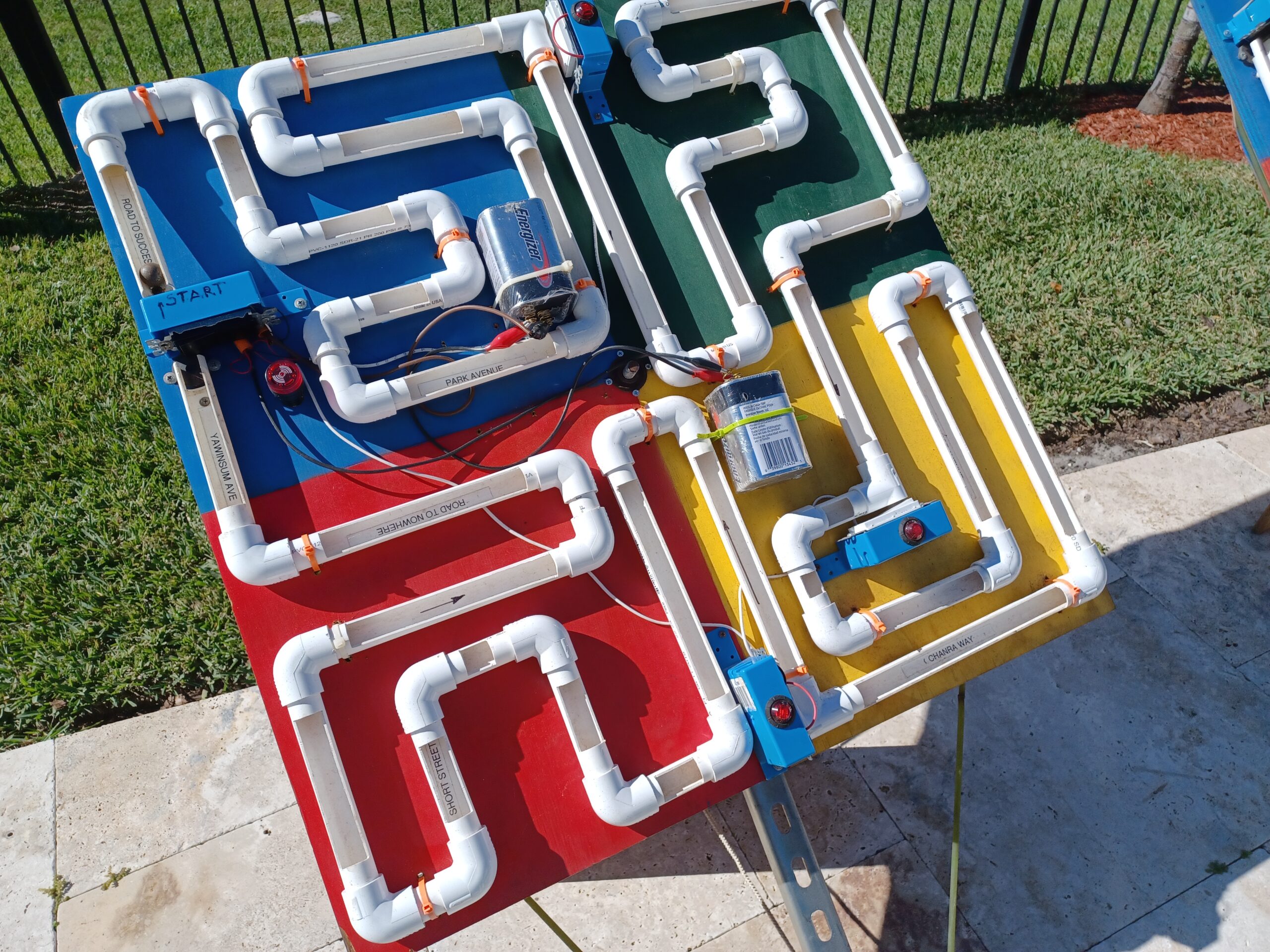 Maker Faire | Bike powered maze race - Maker Faire