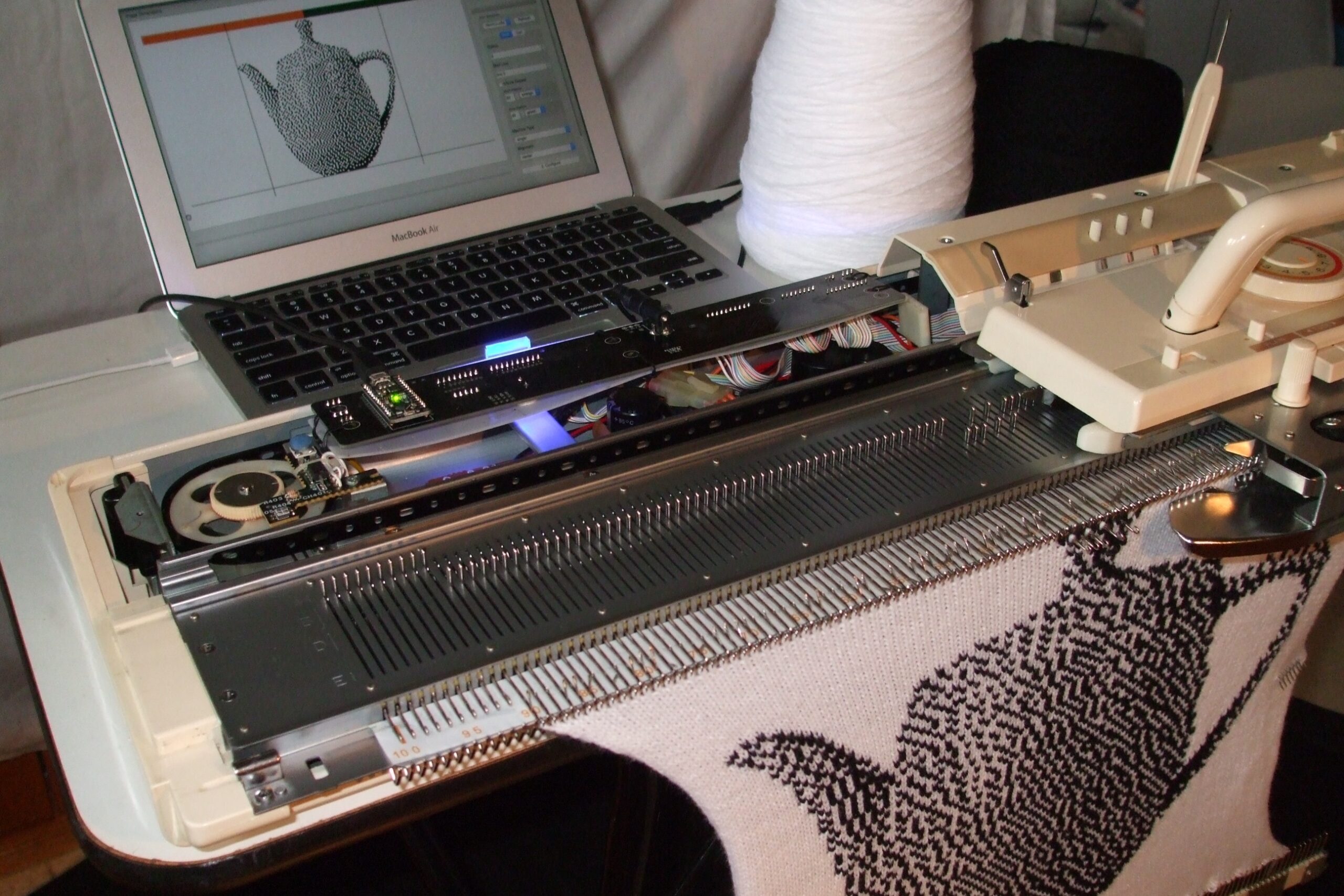 Maker Faire | Machine knitting - punchcards and Arduino hacks - Maker Faire