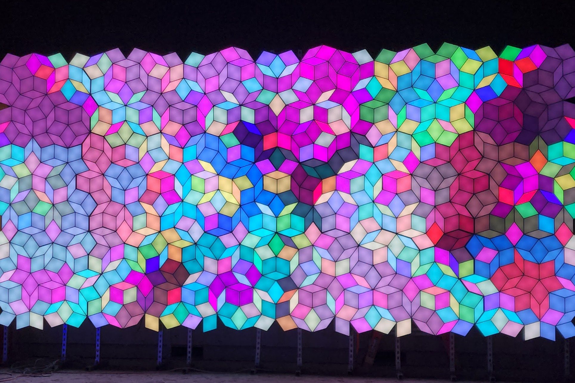 Maker Faire | Penrose Tile Wall - Maker Faire