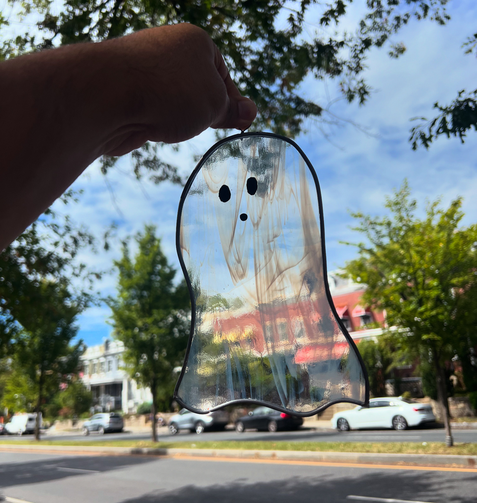 Maker Faire | Stained Glass Ghost - Maker Faire