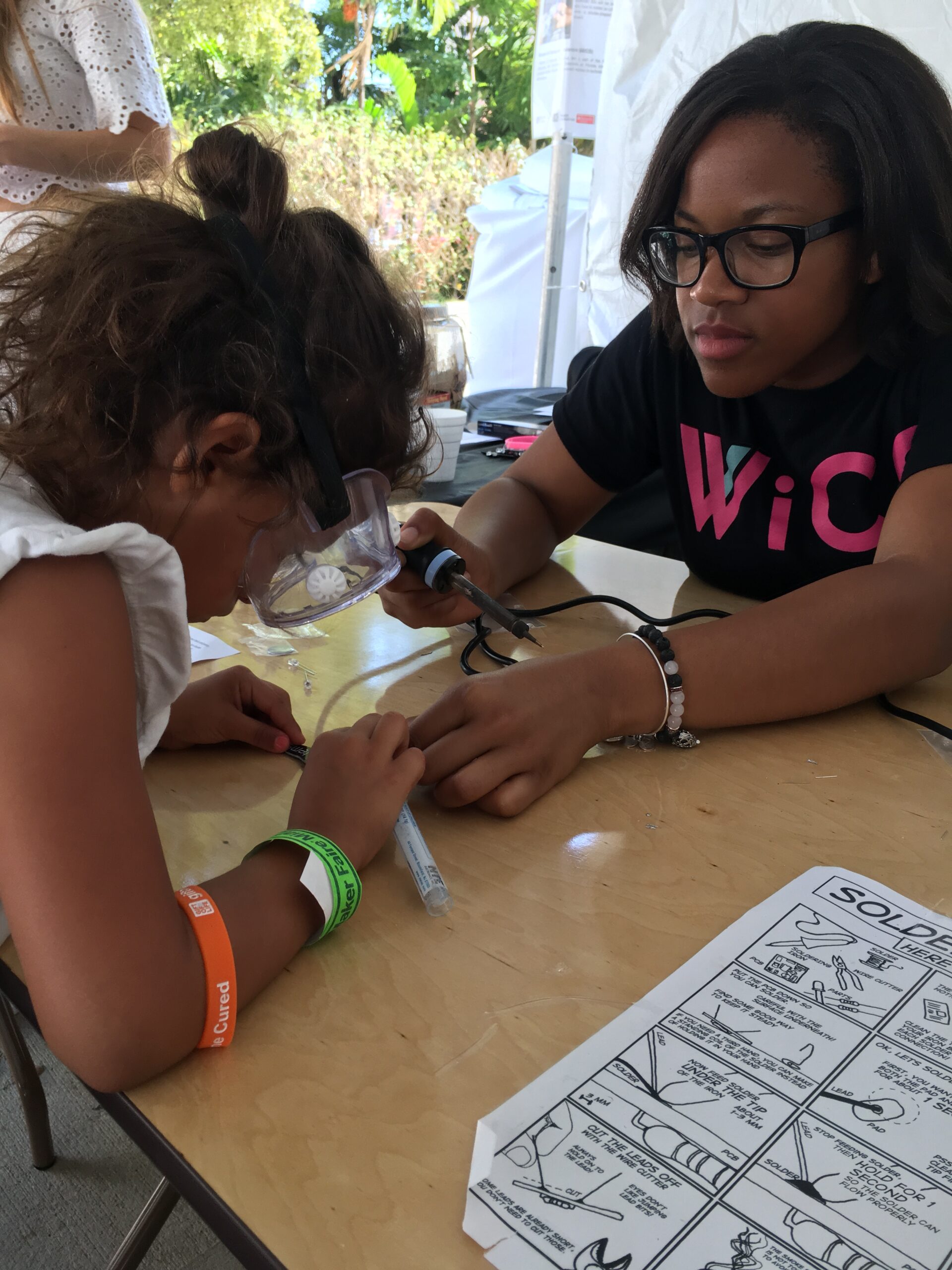 Maker Faire | Women in Computer Science Soldering Workshop - Maker Faire