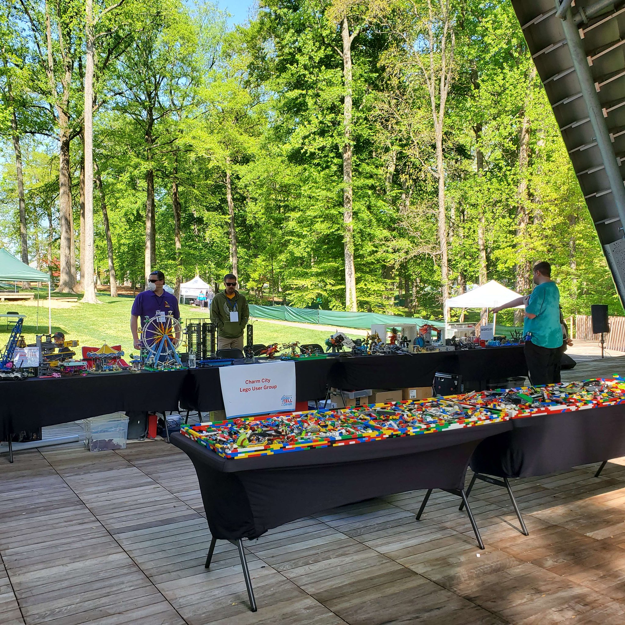 Maker Faire | LEGO Fan Display featuring BioniLUG and Charm City LUG ...