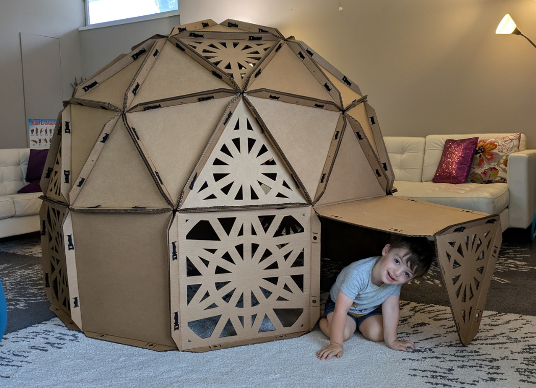 Maker Faire | Design Laughter: Modular Cardboard Building Kits for Kids ...