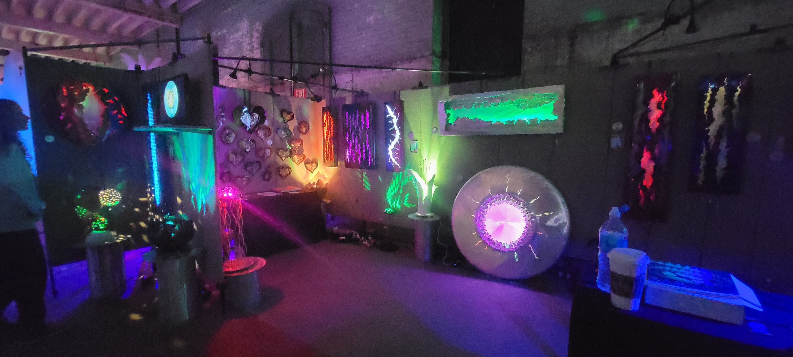 Maker Faire | Luminous Metal: Recycled Light Sculptures by Kristen ...