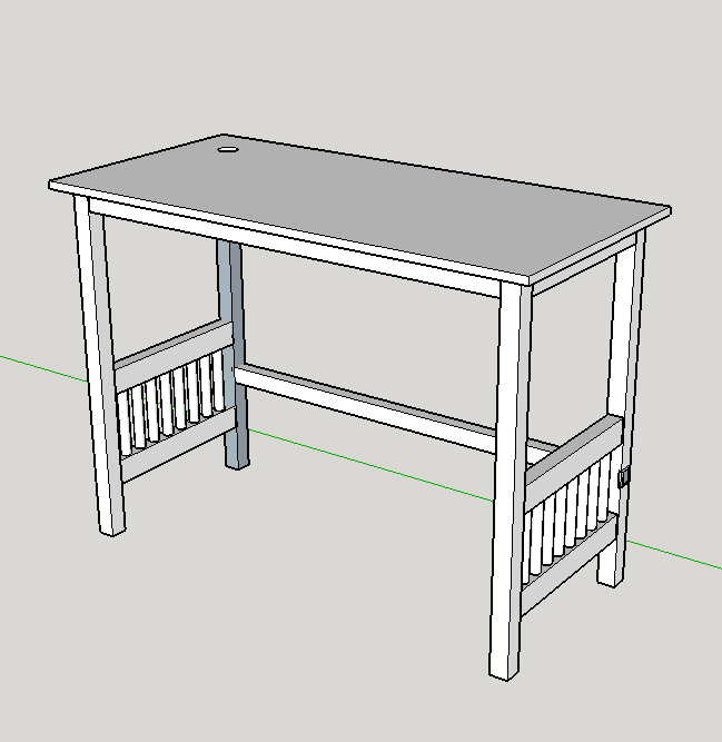 Maker Faire | Mission Style Desk