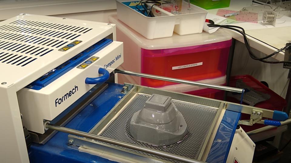 Maker Faire | Vacuum Formed Masks from 3D Printed Mold