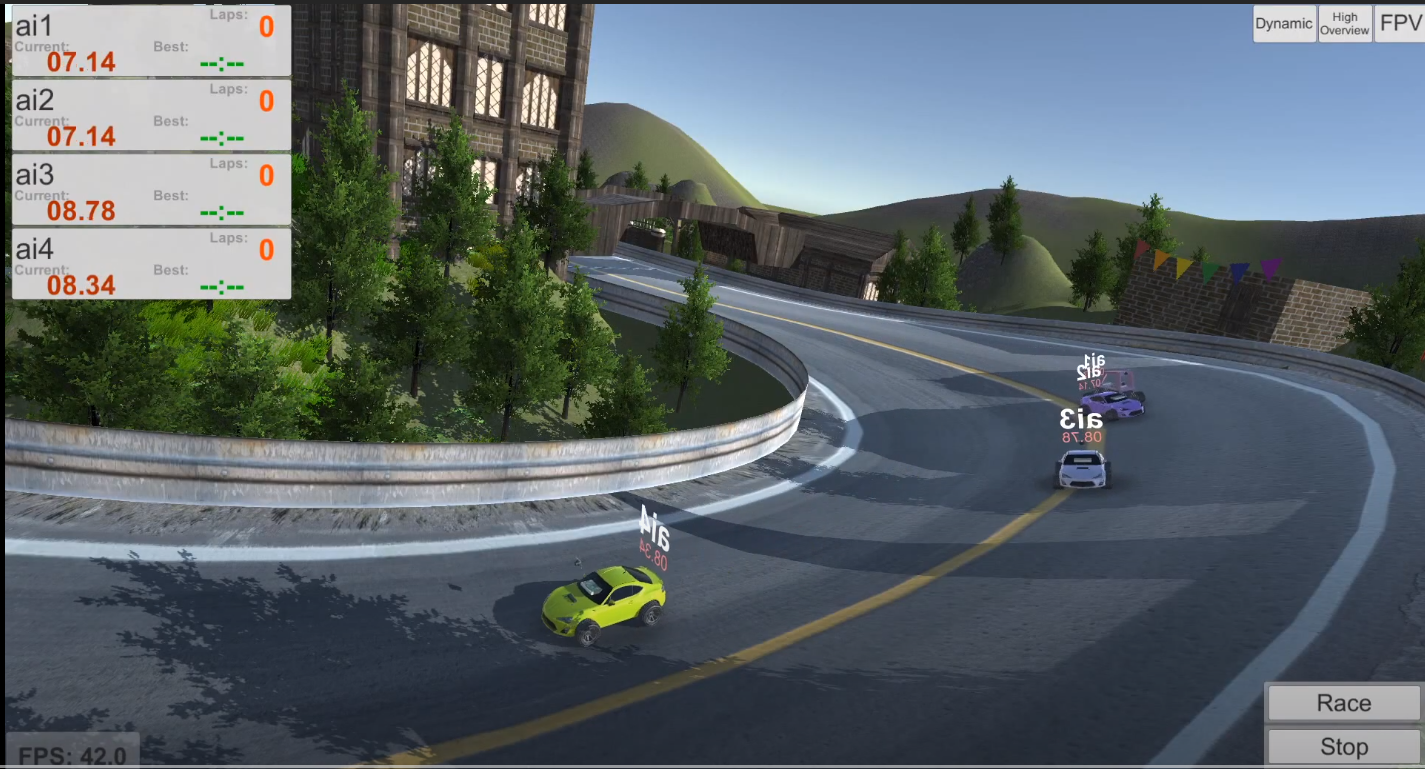 Maker Faire | Virtual race with autonomous cars