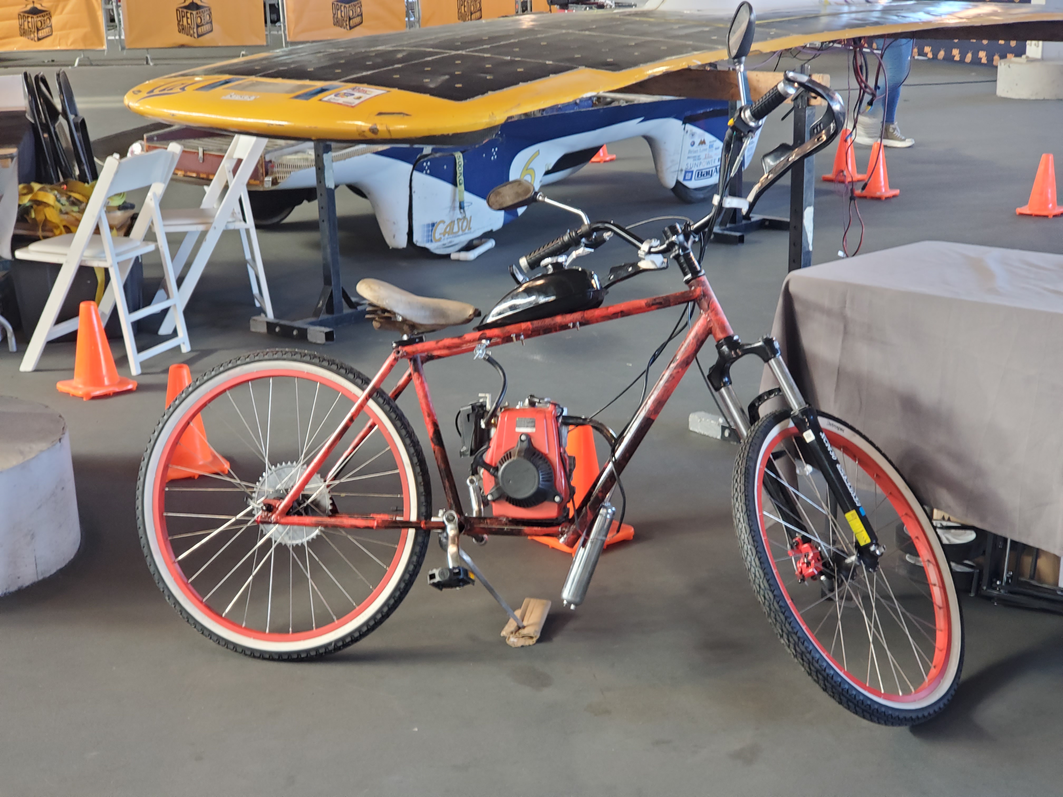 Maker Faire | Motorized Bike, Gas Engine Toddler Trike, and See-Through ...