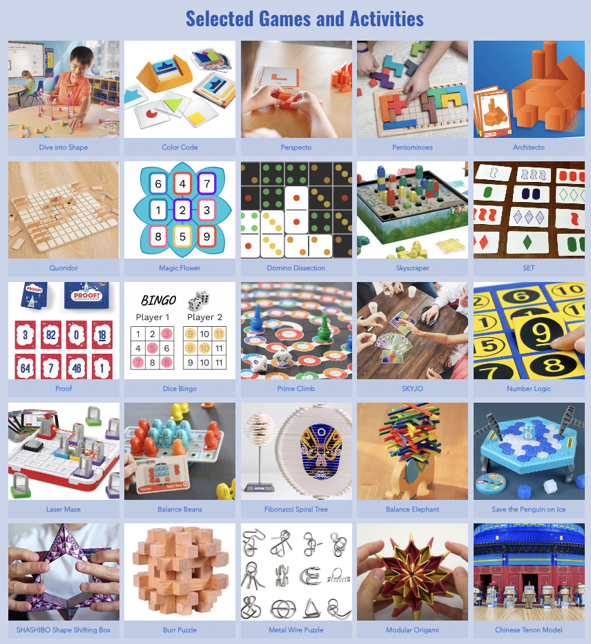 Maker Faire | DIY Math Games and Puzzles