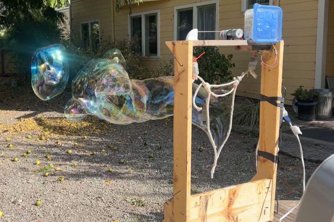 Maker Faire | bubble bot