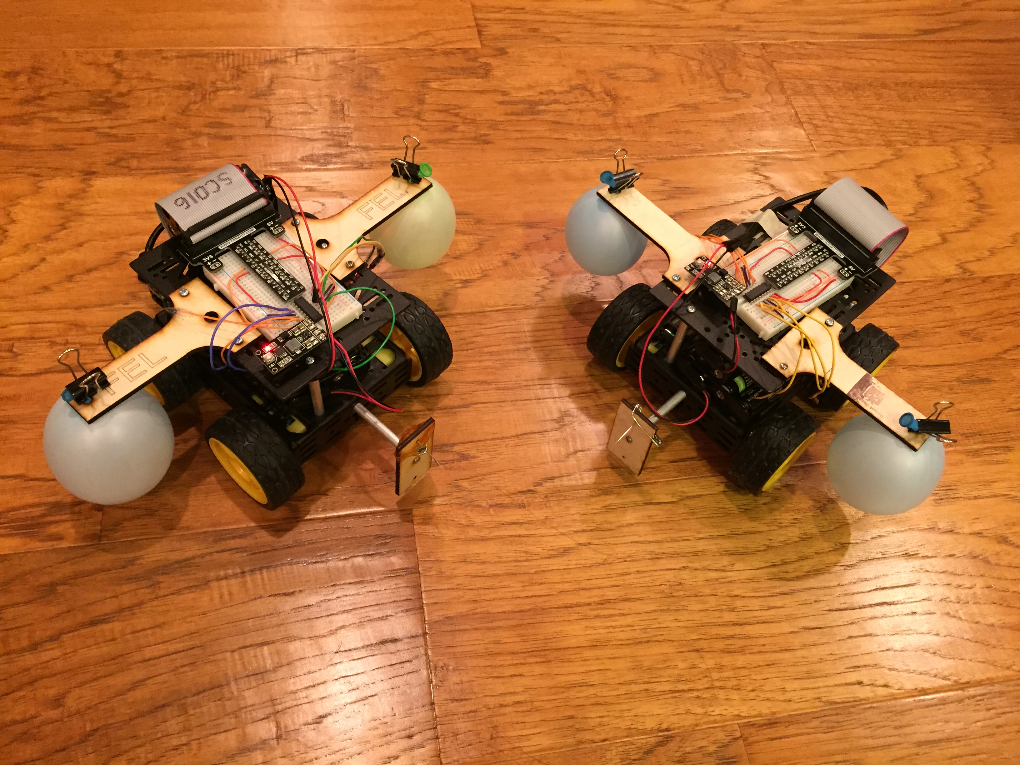 Maker Faire | Fallon Engineering Lab Line-Following, Balloon-Popping Robot